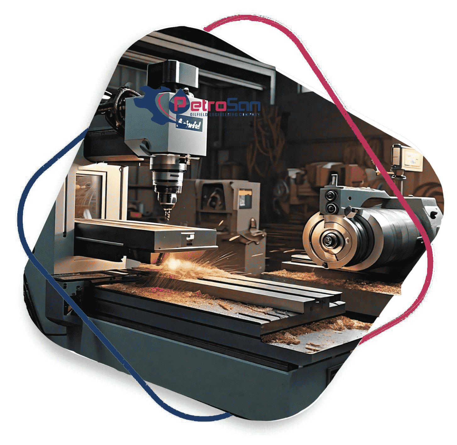 【PetroSan Oilfield】- CNC, VMC and Lathe machining Component